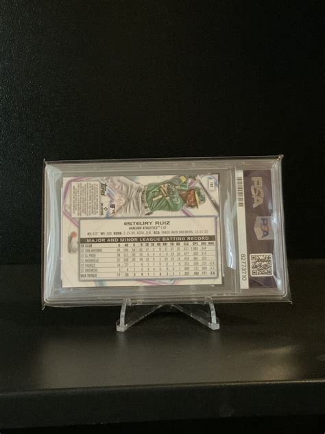 2023 Topps Cosmic Chrome Esteury Ruiz Gold Interstellar 50 Rc Psa 9 Ebay