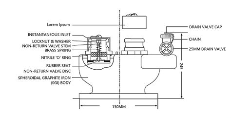 4 Way Breeching Inlet Jinyuan Technology Development Co Ltd