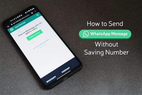 Techniques To Send Whatsapp Messages Without Saving Contacts