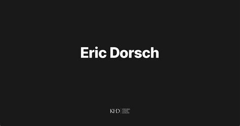 Eric Dorsch Kozusko Harris Duncan