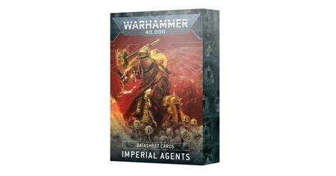 Warhammer 40000 Imperial Agents Datasheet Cards Deskové Hry