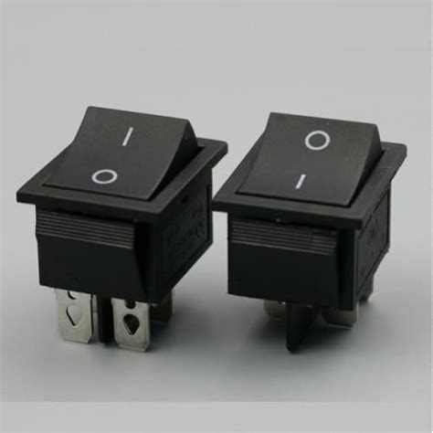 Jual Rocker Switch Power Saklar Pin Kotak Besar ON OFF Kaki Hitam BA Jakarta Barat