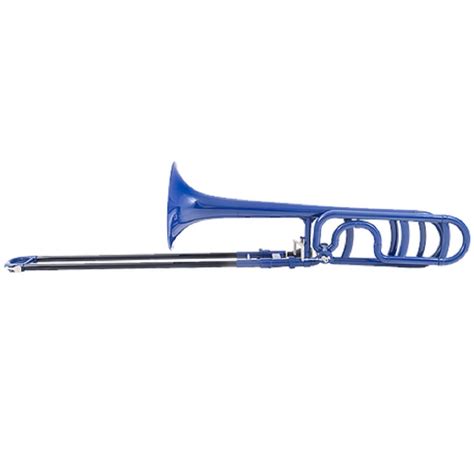 Zo Next Generation Plastic Bbf Trigger Trombone Blue Blast Finish Zofbone