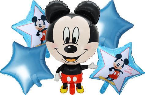 Balloon Bouquet Mickey Mouse 5 B Fungram — Decorbal Md Baloane Latex Chisinau Baloane