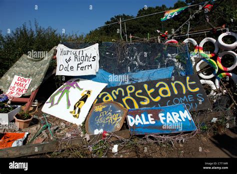 Dale Farm In Basildon Essex Uk Site Of Travellers Evicted By Local