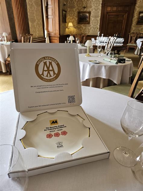 Goldsborough Hall Retains Its 3 Aa Rosettes — Goldsborough Hall