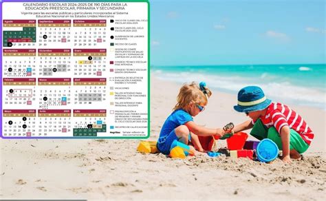 Vacaciones De Verano SEP Anuncia Calendario Escolar 2024 A 2025