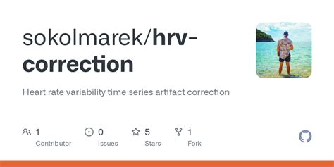 GitHub Sokolmarek Hrv Correction Heart Rate Variability Time Series Artifact Correction