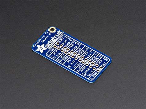 Adafruit Gpio Reference Card For Raspberry Pi Model B — Pi Supply