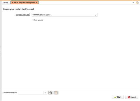 Cancel Payment Request