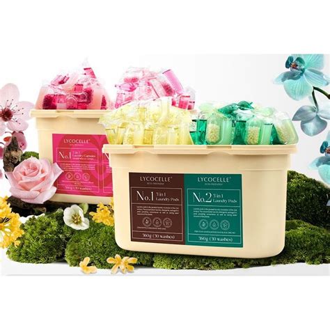 🇲🇾 Lycocelle 60pcs Twin Bucket 3in1 Laundry Detergent Capsule Pod 3dalam1 Baldi Berkembar