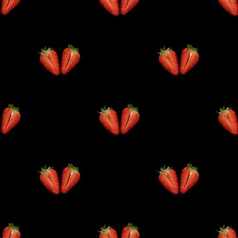 Premium Photo Strawberry Seamless Pattern