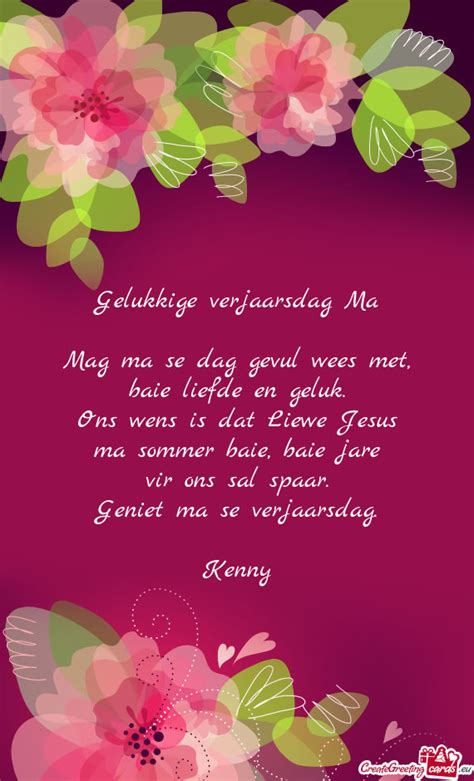Verjaarsdag Free Cards