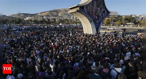 Syrian Protests Syrians Protest After Video Showing Attack On Alawite