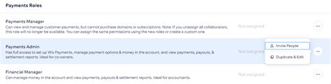 Wix Payments Asignar Roles De Pagos Centro De Ayuda Wix