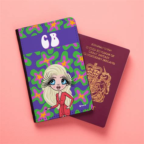 Claireabella Passport Covers Toxic Fox