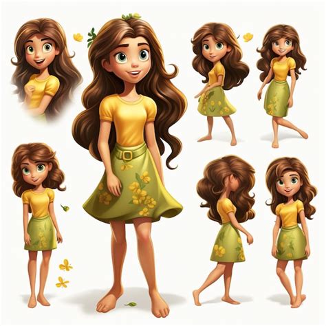 Premium Vector Cartoon Style Character Multiple Expressions And Poses Cha