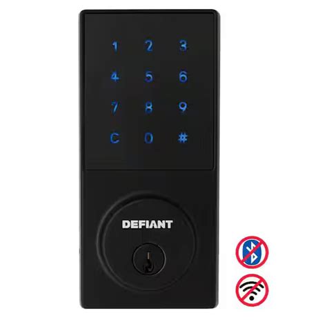 defiant electronic deadbolt defiant® light