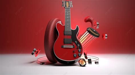 Red Fender Guitar Wallpaper