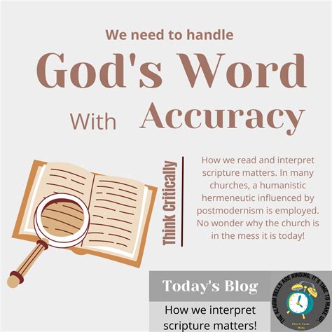 How We Interpret Scripture Matters Church Awake