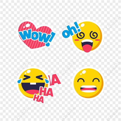 재미있는 이모티콘 일러스트기호장난표현 Png 일러스트 무료 다운로드 Lovepik