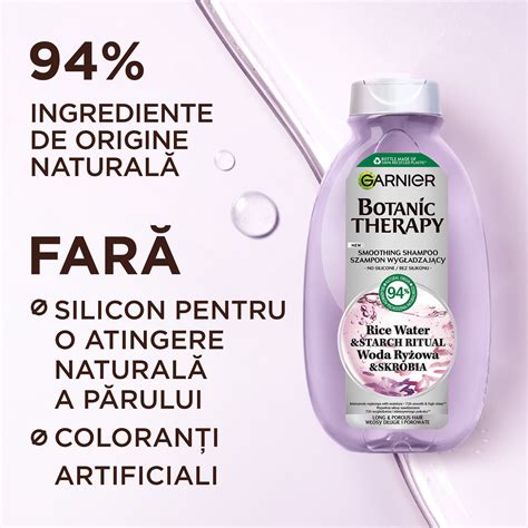 Sampon Garnier Botanic Therapy Rice Water pentru parul lung, 400 ml ...