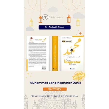 Jual BUKU MUHAMMAD SANG INSPIRATOR DUNIA KARYA DR AIDH AL QARNI Shopee Indonesia