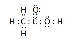 Draw The Electron Dot Structures Forc A Ethanoic Acid