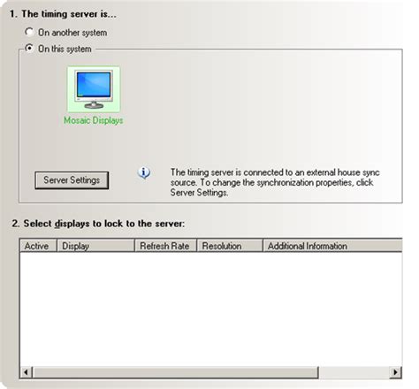 NVIDIA Mosaic Configuration For I Viz Artist And Engine