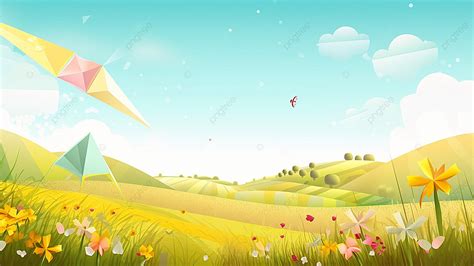 Spring Grass Blue Sky Background Spring Grass Blue Sky Background