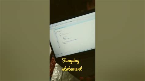 Jumping Statement Youtube