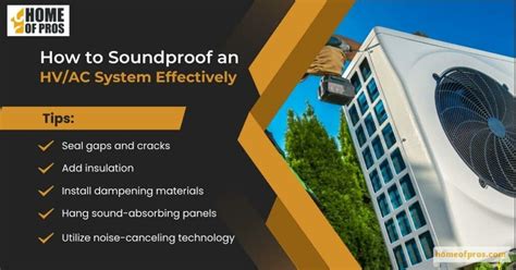 HVAC Noise Reduction Troubleshooting And Soundproofing Home Of Pros