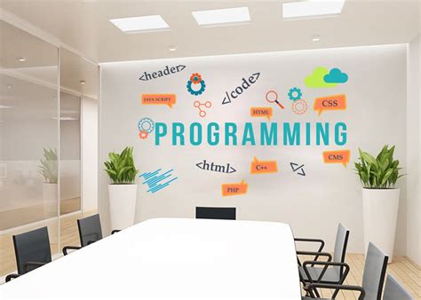 Programming Office Wall Decal Coding Office Wall Decal Etsy
