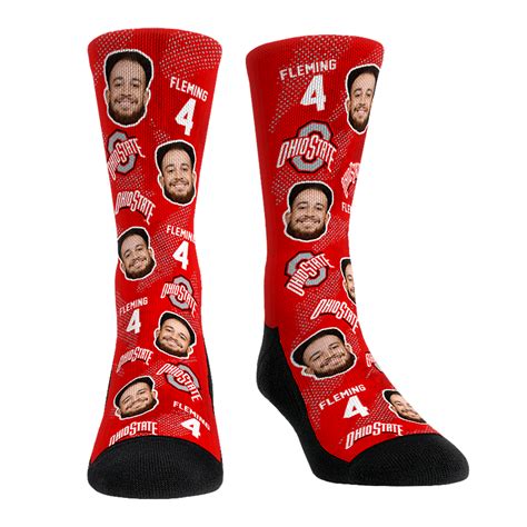 Ohio State Buckeyes Socks Football Guy Rock Em Socks Nil