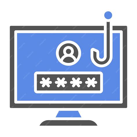 Premium Vector Password Phishing Icon Style
