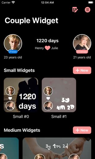 Couple Widget