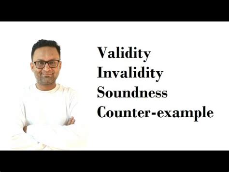 Validity Invalidity Soundness Counter Example YouTube