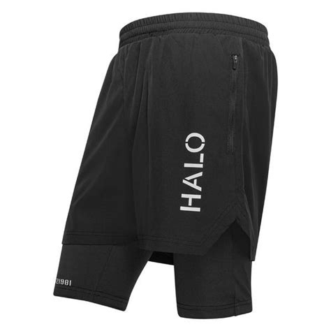 Halo 2 Layer Shorts Zwart Unisportstorenl