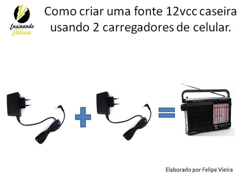 Como Fazer Uma Fonte 12vcc Em 3 Passos Ensinando Elétrica Dicas E