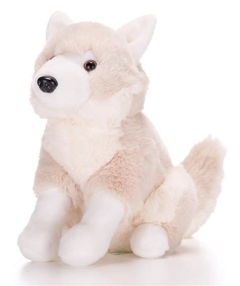 בובת זאב לבן רכה ונעימה בגודל 30 סמ מסדרת הקוטב הצפוני עשוי פלסטיק ממוחזר 21637270 Zap