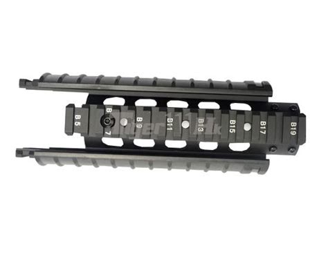 CYMA MP5 Aluminum Rail Handguard & Foregrip w/Outer Barrel (BK) - Airsoft Tiger111hk - Welcome ...