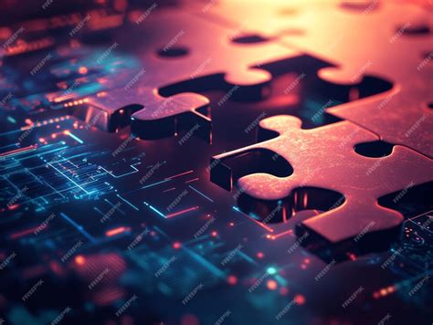 Digital Representation Of Api Integration Concept Premium Ai