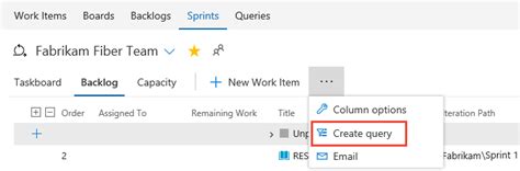 在 Azure Boards 中与团队共享团队的冲刺 Sprint 计划 Azure Boards Microsoft Learn