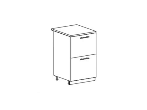 Модульная кухня Прага шкаф нижний с 2 ящиками ШН2Я 500 купить в СПб по цене 4 384 ₽ в интернет