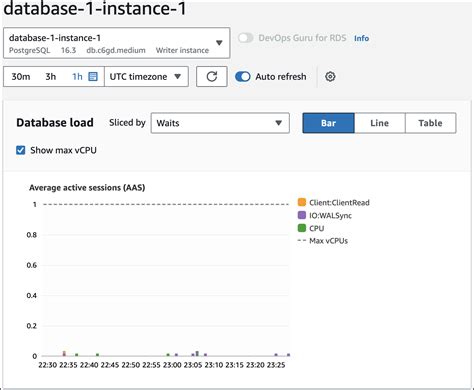 Performance Insights ダッシュボードの概要 Amazon Relational Database Service