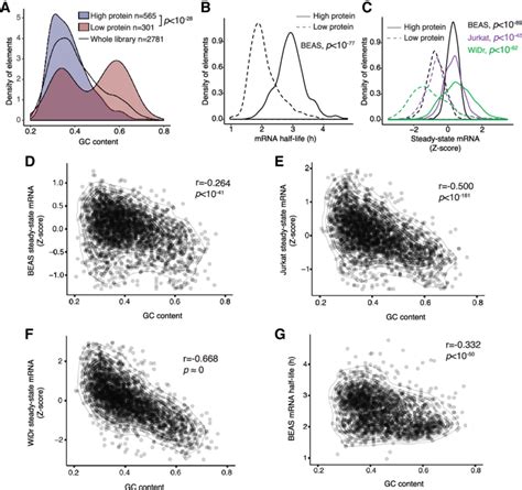 inverse relationship of 3 ′ utr gc content and gene expression is