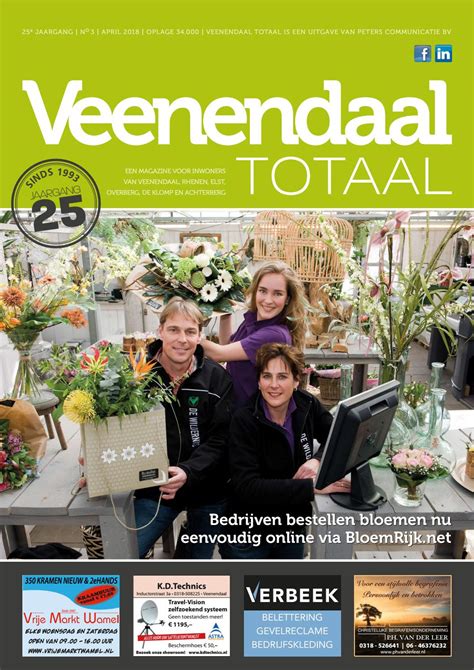 Veenendaal Totaal April 2018 Online By Peters Communicatie Issuu