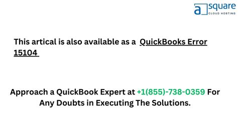 Ppt What Are The Common Causes Of Quickbooks Desktop Error Code 15311