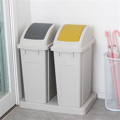 도매콜 차량배송프랑코 대용량 분리수거함 2칸100l