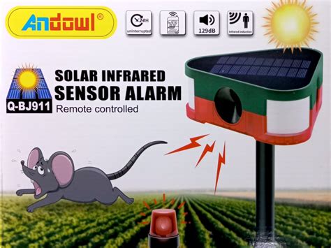 Andowl Solar Infrared Sensor Alarm 247 Protection Waterproof